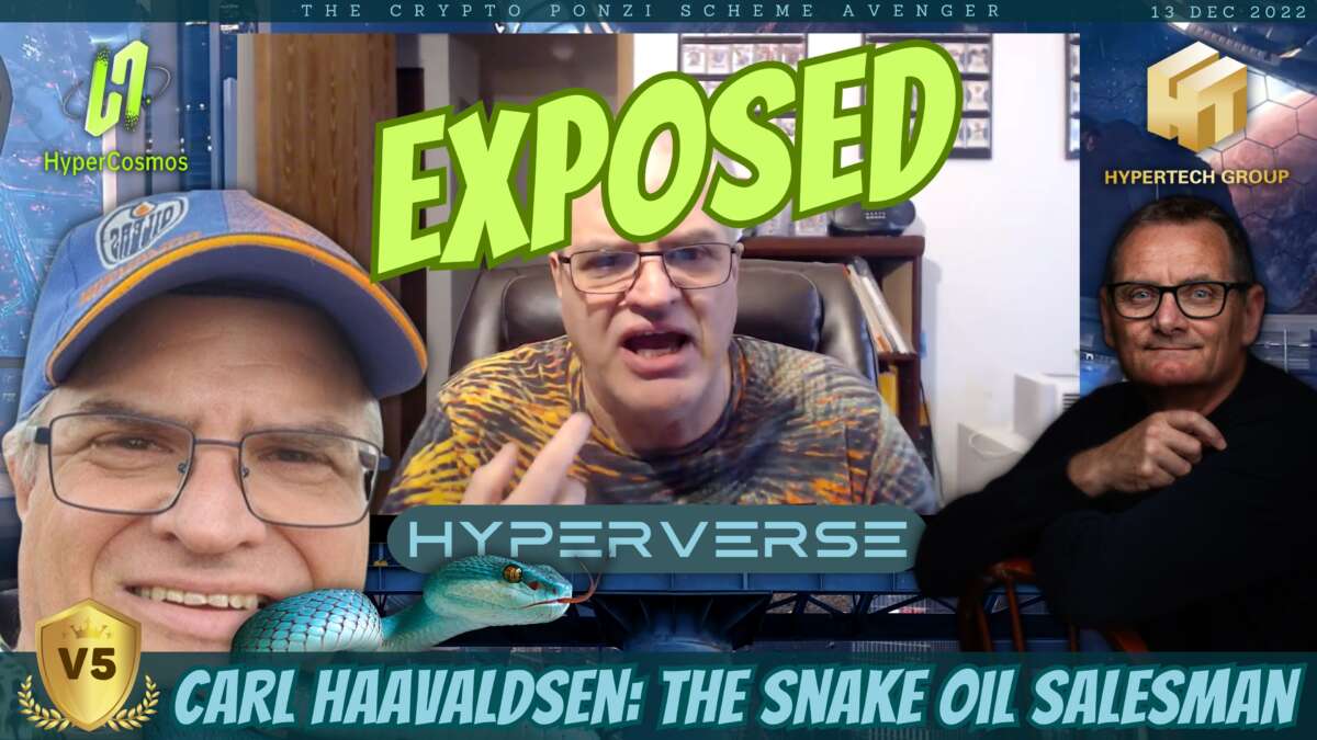 Satirist Scam Fighter aka The Crypto Ponzi Scheme Avenger